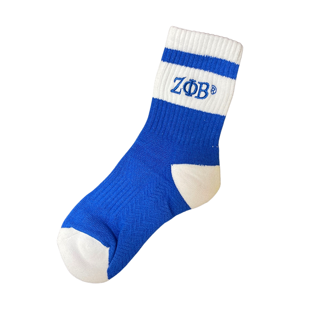 Zeta Quarter Socks – Black Greek Life, LLC