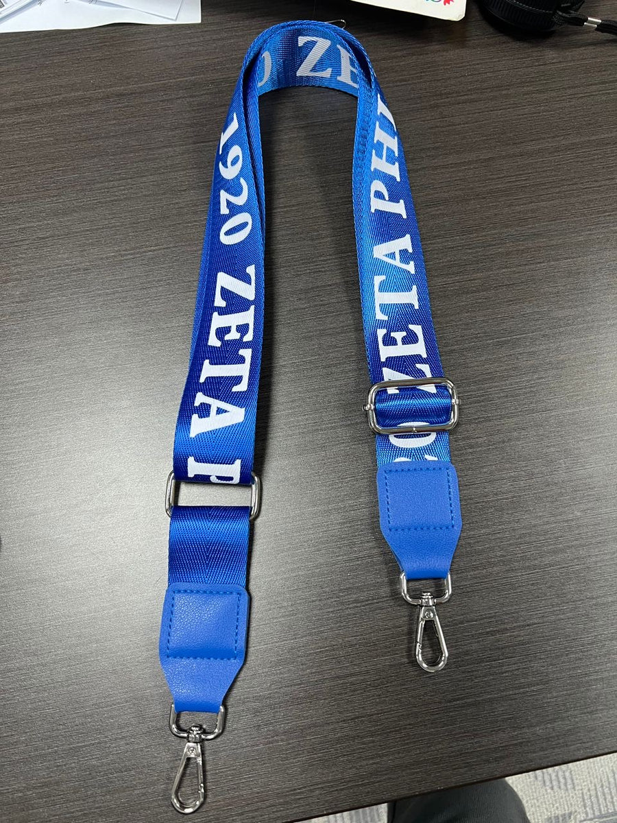 Zeta purse strap – Black Greek Life, LLC