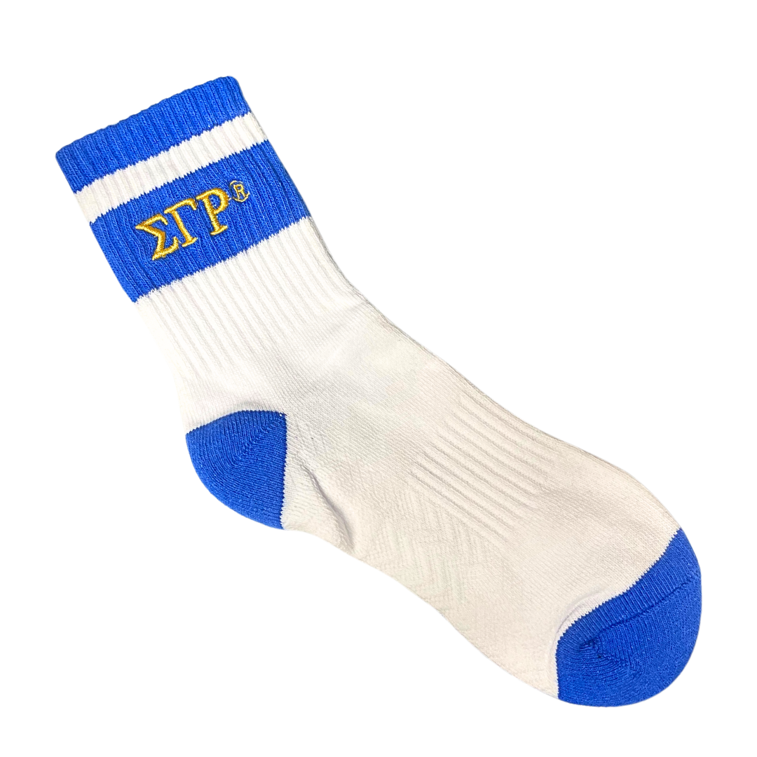 SGRho Quarter Socks – Black Greek Life, LLC