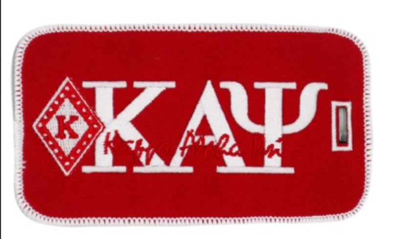 Kappa Embroidered Luggage Tag – Black Greek Life, LLC