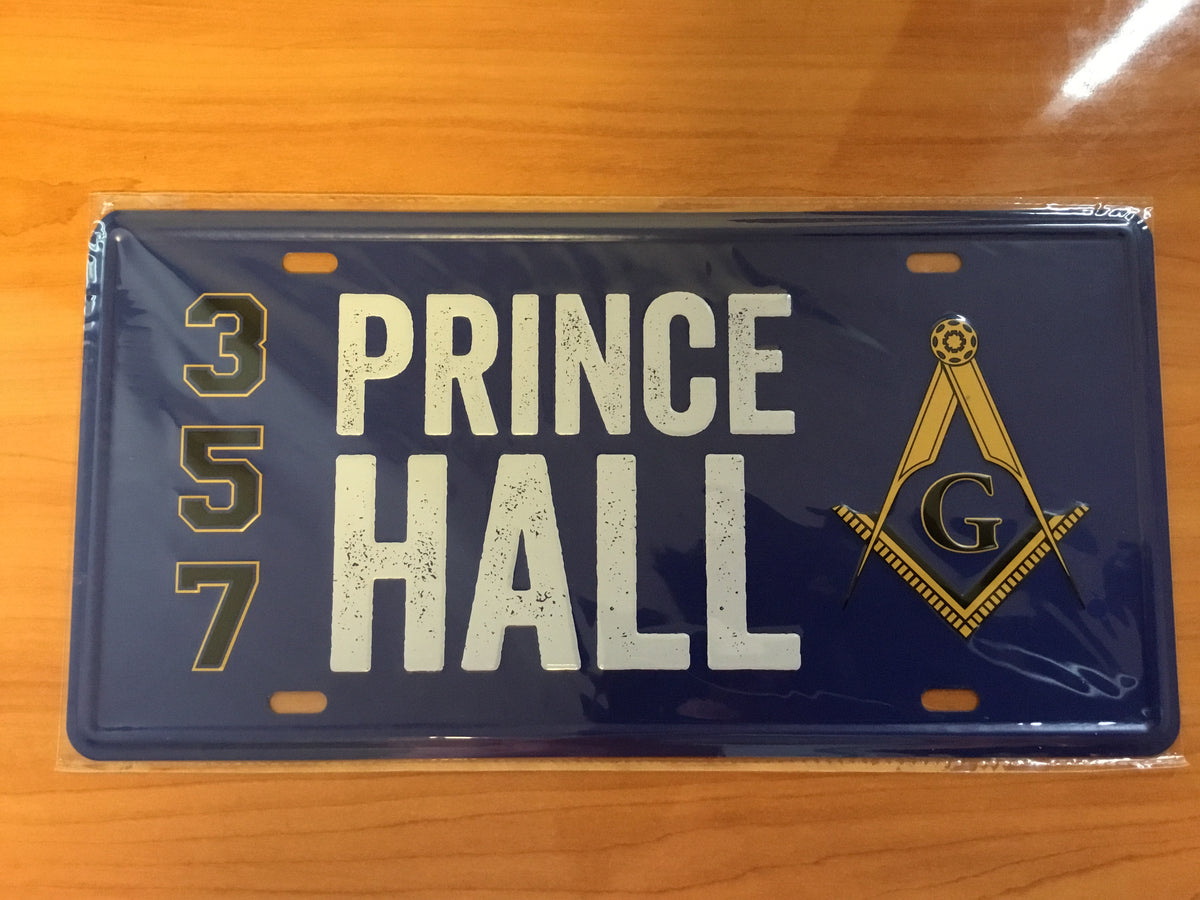 Prince Hall Vanity license plate – Black Greek Life, LLC
