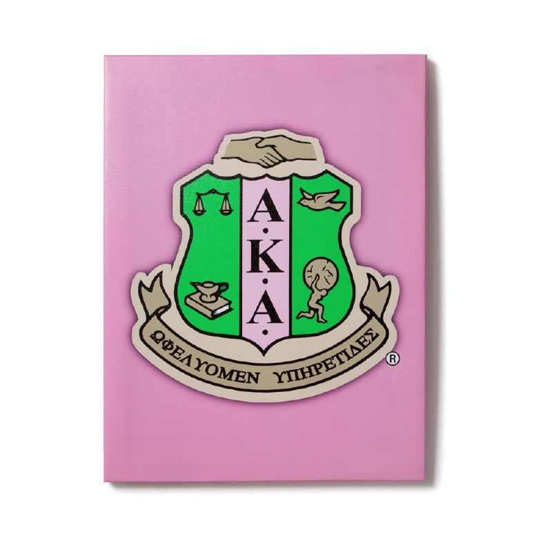 AKA Shield Canvas Photo – Black Greek Life, LLC