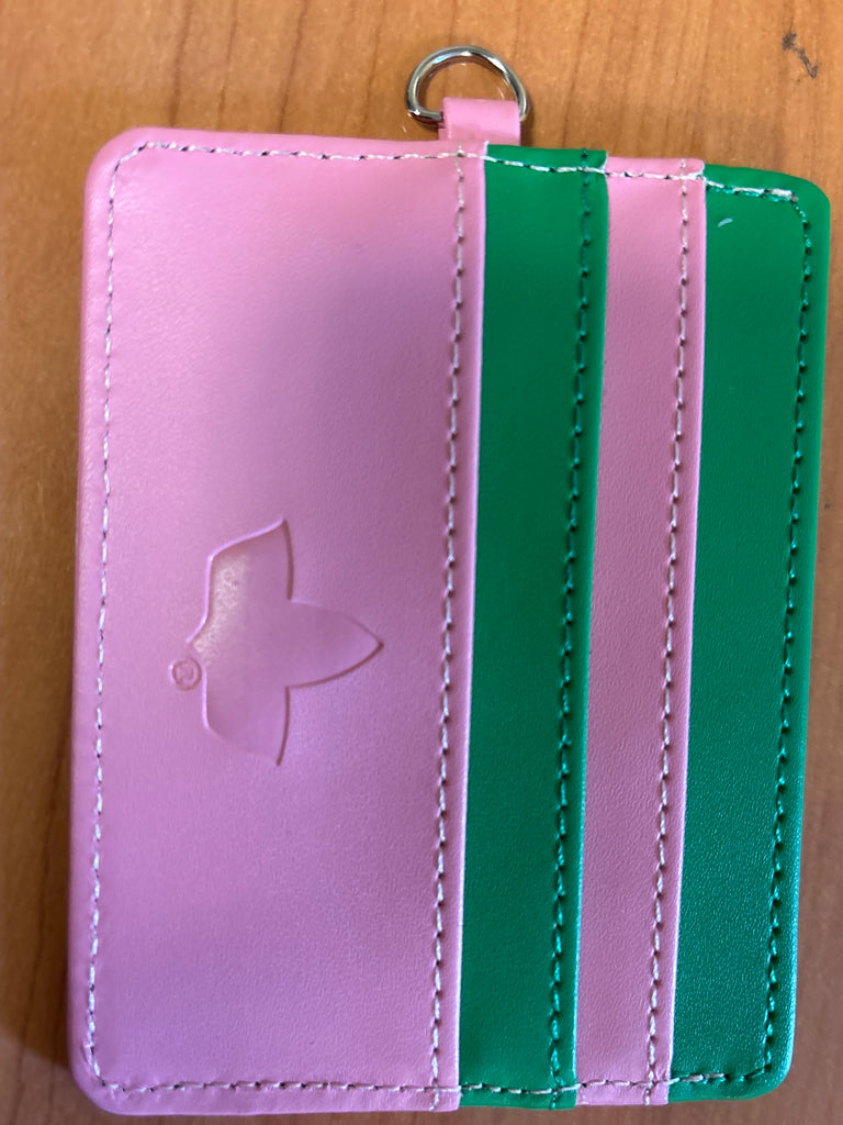 AKA Two color card Wallet – Black Greek Life, LLC