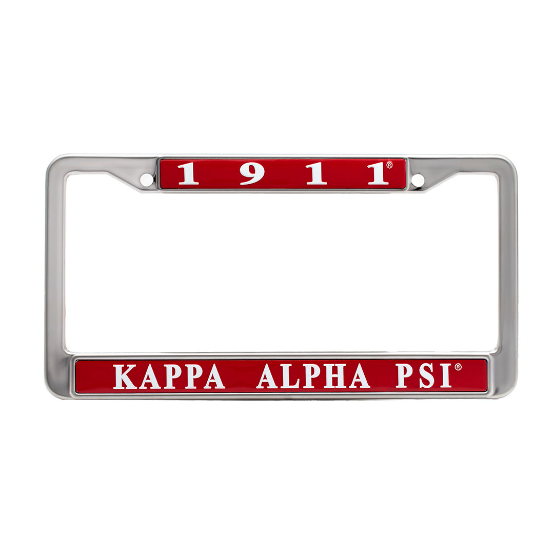 Kappa® Metal License Frame – Black Greek Life, LLC